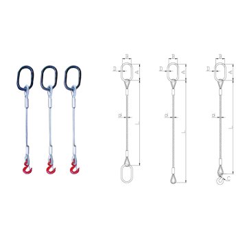 WS31 Single-leg Swaged Sling Assembly